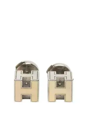 Hermès Cube Earrings - Silver