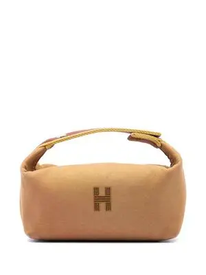 Hermès 2012-2025 Small Toile Bride A Brac Case Vanity Bag - Brown
