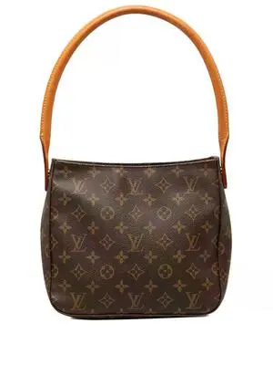 LOUIS VUITTON 2002 Looping Mm Shoulder Bag - Brown