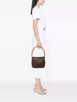 LOUIS VUITTON 2002 Looping Mm Shoulder Bag - Brown