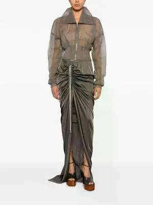 Rick Owens Sheer-finish Cropped Jacket