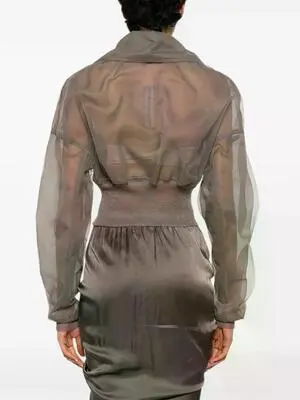 Rick Owens Sheer-finish Cropped Jacket