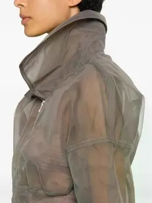 Rick Owens Sheer-finish Cropped Jacket