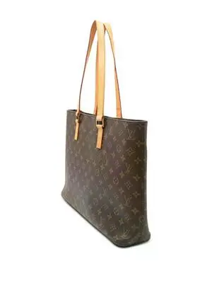 LOUIS VUITTON 2001 Monogram Luco Tote Bag - Brown