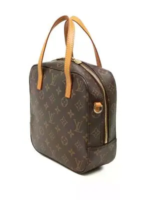 LOUIS VUITTON 2004 Monogram Spontini Satchel - Brown