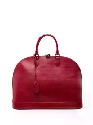 LOUIS VUITTON Epi Alma Gm Handbag - Red
