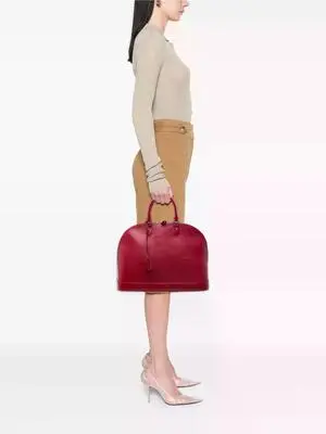 LOUIS VUITTON Epi Alma Gm Handbag - Red