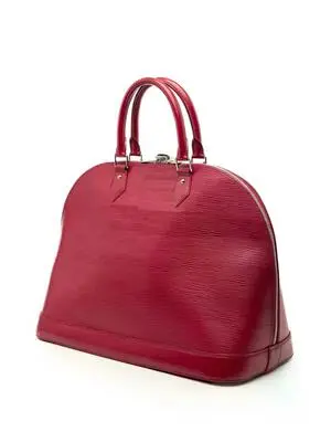 LOUIS VUITTON Epi Alma Gm Handbag - Red