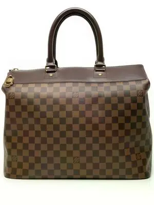 LOUIS VUITTON Damier Ebene Greenwich Pm Travel Bag