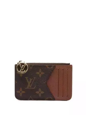 LOUIS VUITTON 2021-2026 Monogram Romy Card Holder - Brown