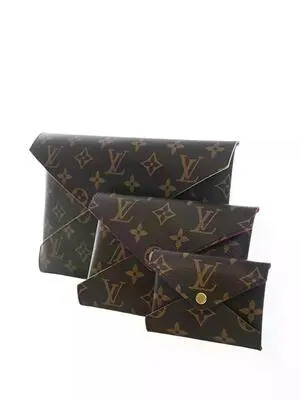 LOUIS VUITTON Monogram Pochette Kirigami Set - Brown