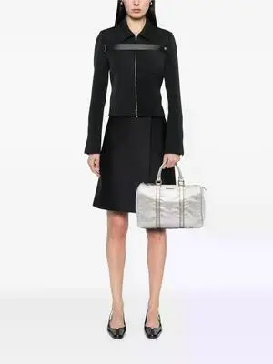 Gucci Medium Gg Imprime Joy Boston Bag - Silver