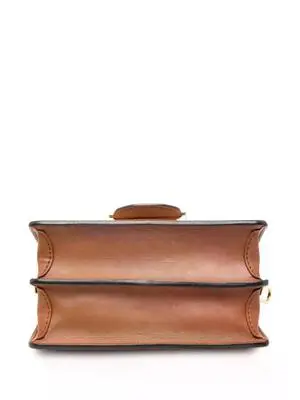LOUIS VUITTON 2019 Taurillon Mini Dauphine Satchel - Black