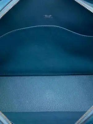 Hermès 2018 Cityhall Briefcase 38 - Blue