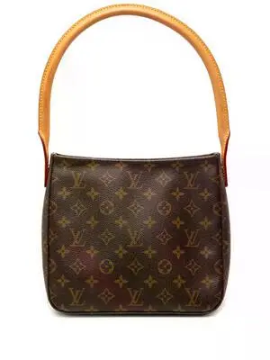 LOUIS VUITTON 2002 Monogram Looping Mm - Brown