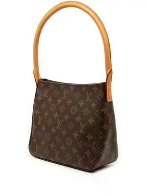 LOUIS VUITTON 2002 Monogram Looping Mm - Brown