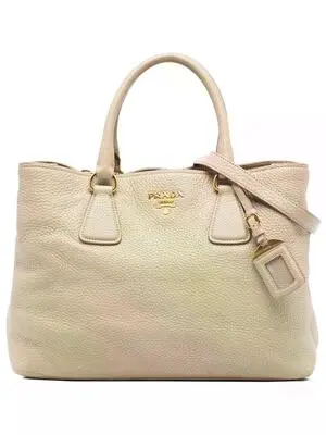 Prada Vitello Daino Convertible Tote Satchel