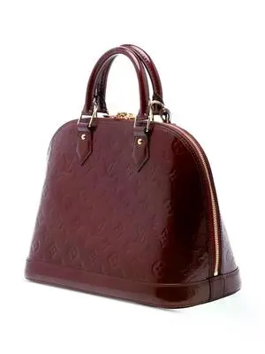 LOUIS VUITTON 2014 Monogram Vernis Alma Pm Handbag
