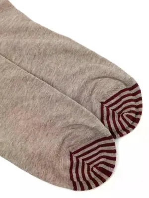 Zegna Tallone Righette Ankle Socks