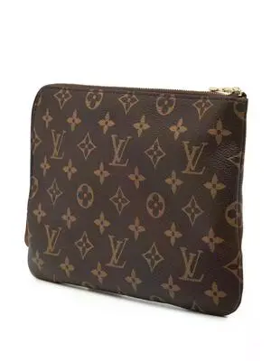 LOUIS VUITTON 2018 Monogram Etui Voyageur Pm - Brown