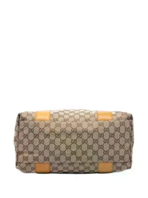 Gucci Gg Canvas Bamboo Libeccio Tote Bag
