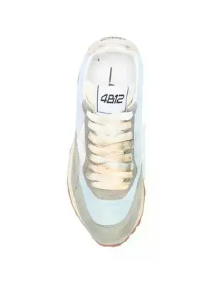 4B12 Panelled Suede Sneakers