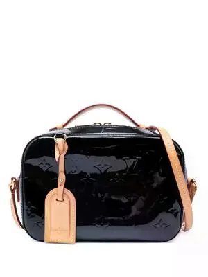 LOUIS VUITTON 2018 Monogram Vernis Santa Monica Camera Bag - Black