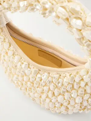 Staud Reef Beaded Bag - Neutrals