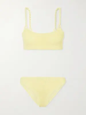 Hunza G Phoebe Original Crinkle Bikini - Yellow