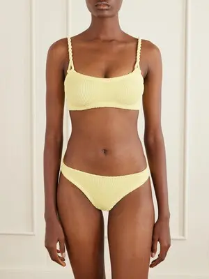 Hunza G Phoebe Original Crinkle Bikini - Yellow
