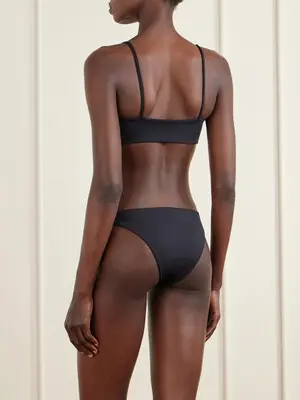 SARA CRISTINA Luna Pearl-embellished Bikini