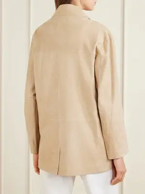 ARMA Sendy Suede Jacket - Neutrals