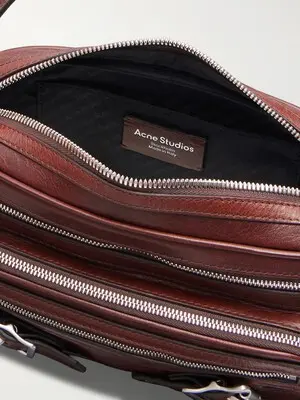 Acne Studios Camero Party Leather Shoulder Bag - Brown