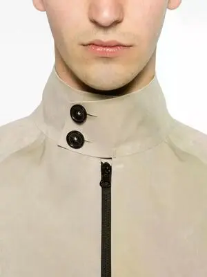 TEN C Tyne High-neck Raglan-sleeve Jacket