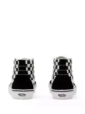 VANS Sk8-hi Checkered Sneakers - Black