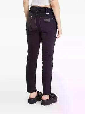 Wrangler Slim-cut Jeans With Logo Patch