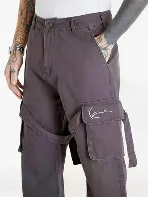 KARL KANI Strap Detail Cargo Trousers