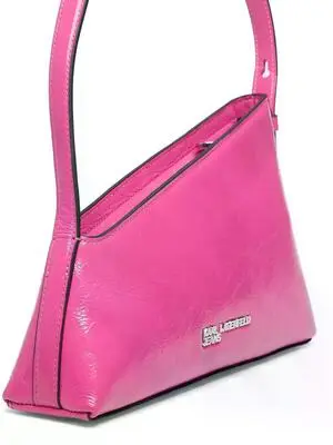 Karl Lagerfeld Geo Asymmetric Shoulder Bag - Pink