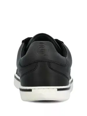 GROUNDS Galaxy Leather Sneakers - Black