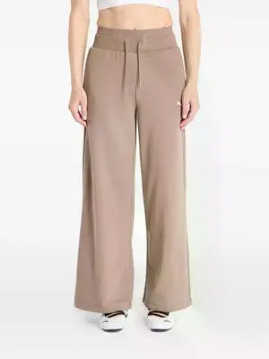PUMA Logo-print Drawstring Track Pants - Neutrals