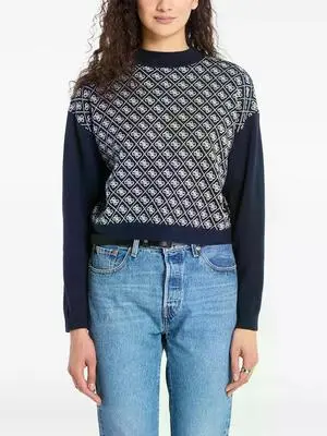 Guess Monogram Pattern Sweater