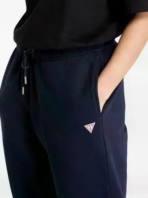 Guess Logo-patch Track Pants - Blue