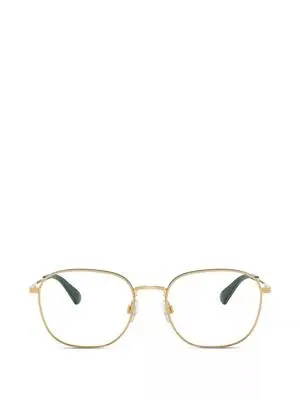 POLO RALPH LAUREN EYEWEAR Oval Frame Eyeglasses - Gold