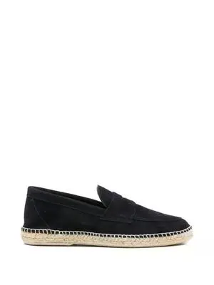 ABARCA Suede Espadrille Loafers - Blue