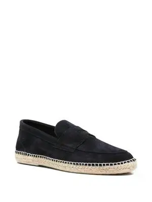 ABARCA Suede Espadrille Loafers - Blue