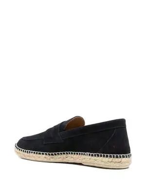 ABARCA Suede Espadrille Loafers - Blue