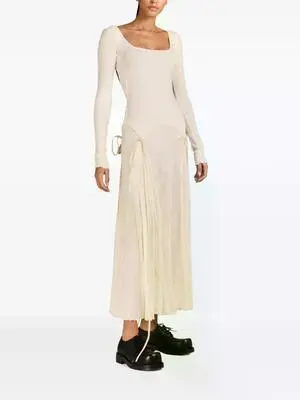 MARK-OFF Natalye Long Dress - Neutrals