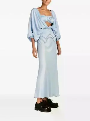MARK-OFF Lina Puff-sleeved Blouse