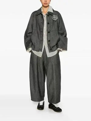 Soh Belt-loop Wide-leg Jeans