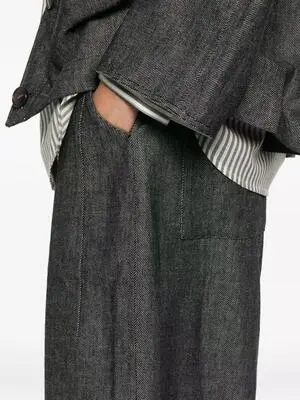 Soh Belt-loop Wide-leg Jeans